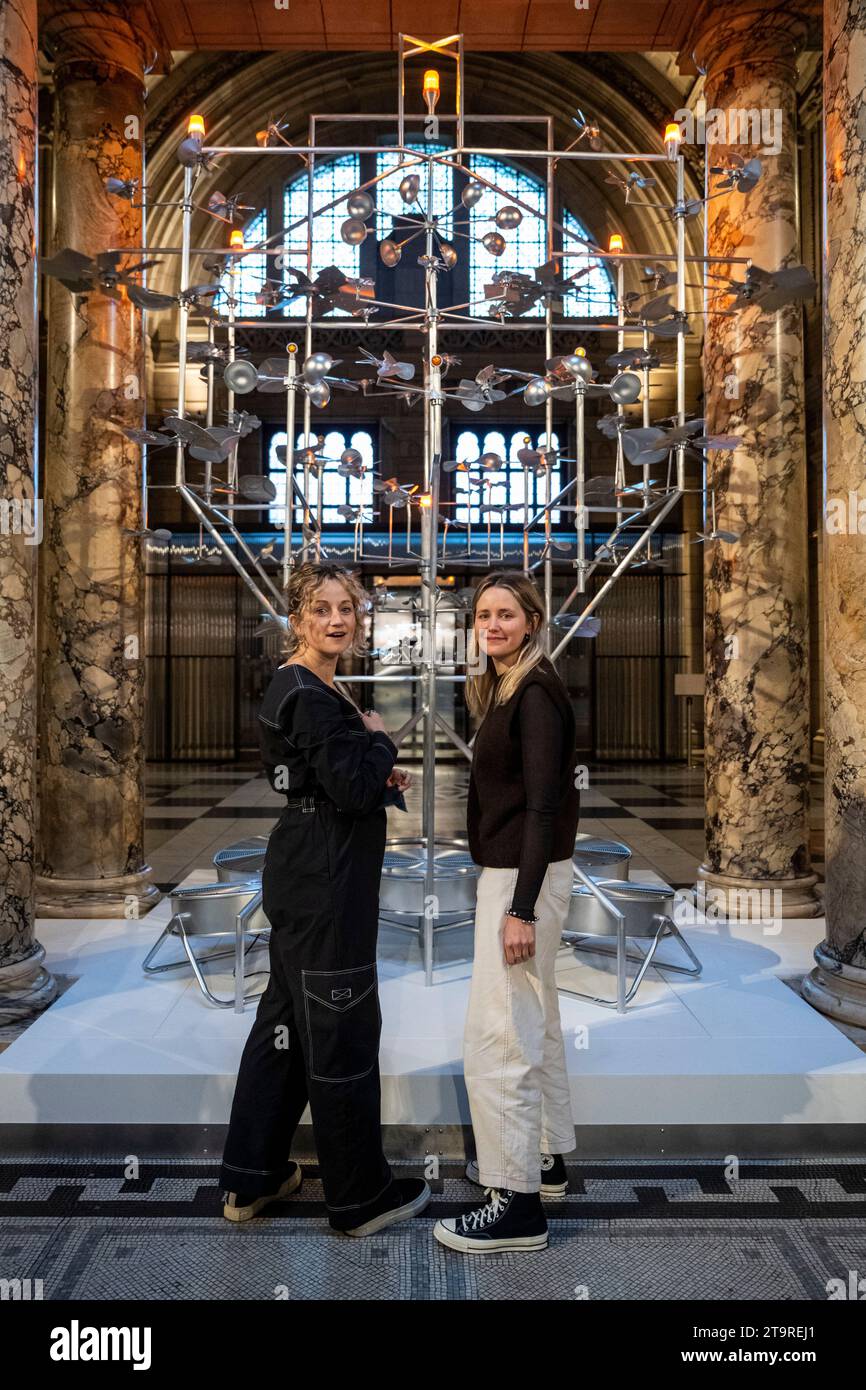 London, UK. 27 November 2023. The 2023 Christmas Tree installation, by ...