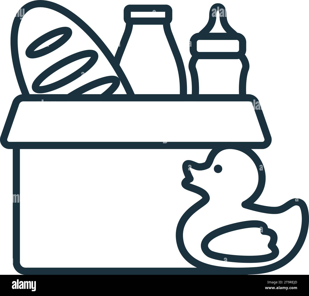 Humanitarian assistance outline icon. Monochrome simple sign from ...