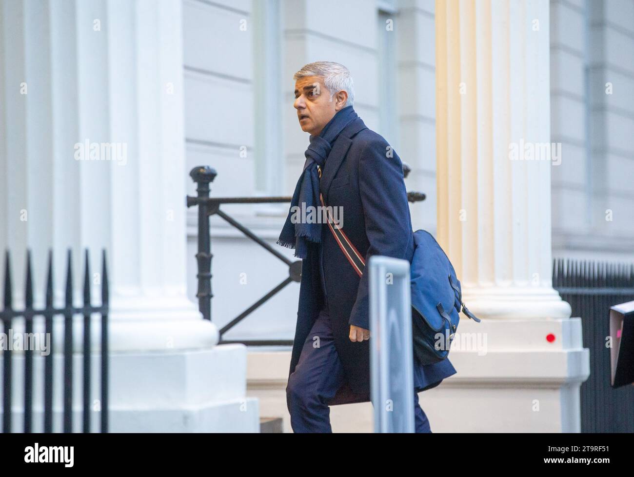 London, England, UK. 27th Nov, 2023. Mayor of London SADIQ KHAN arrives ...