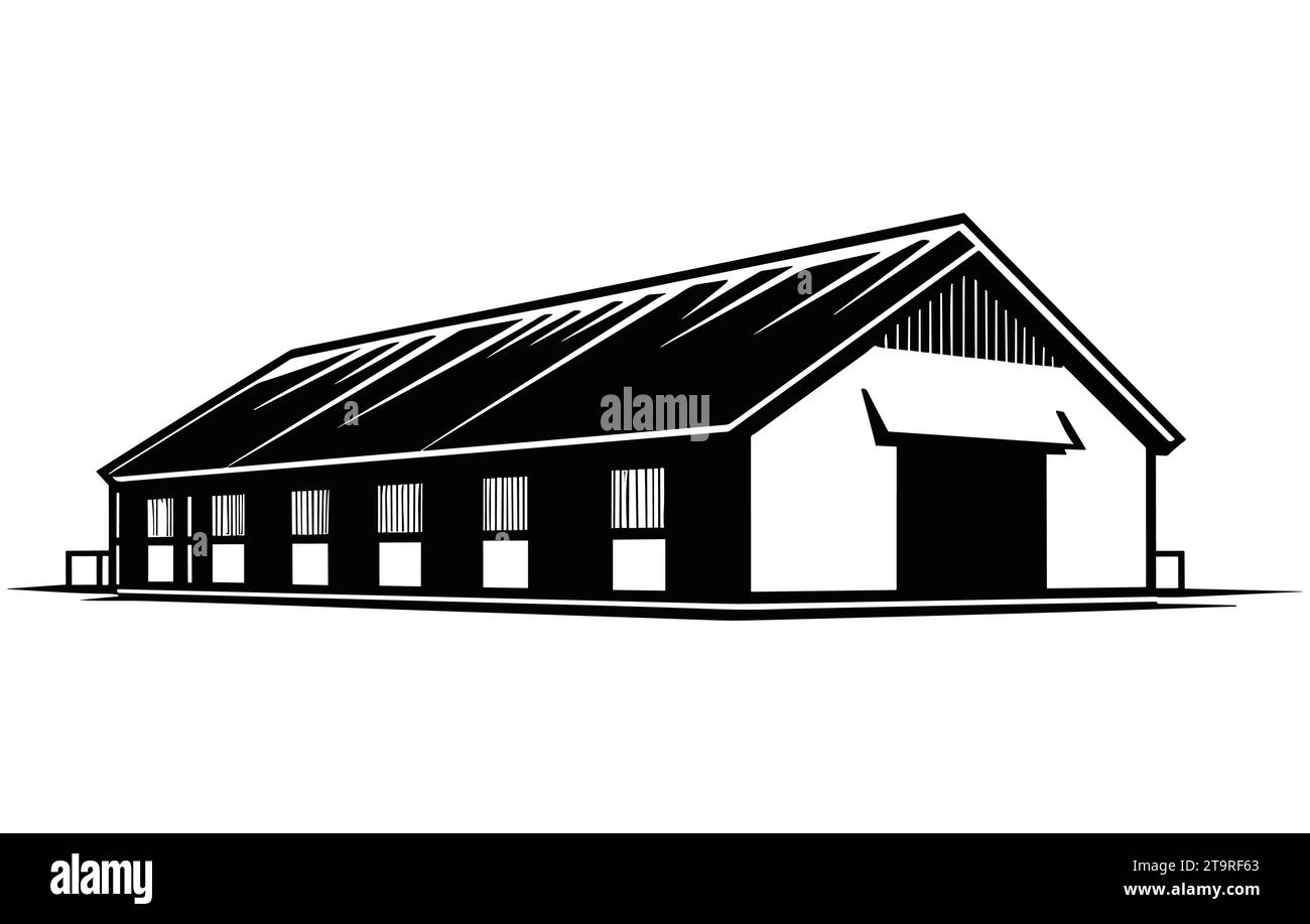 Warehouses vector hi-res stock photography and images - Alamy