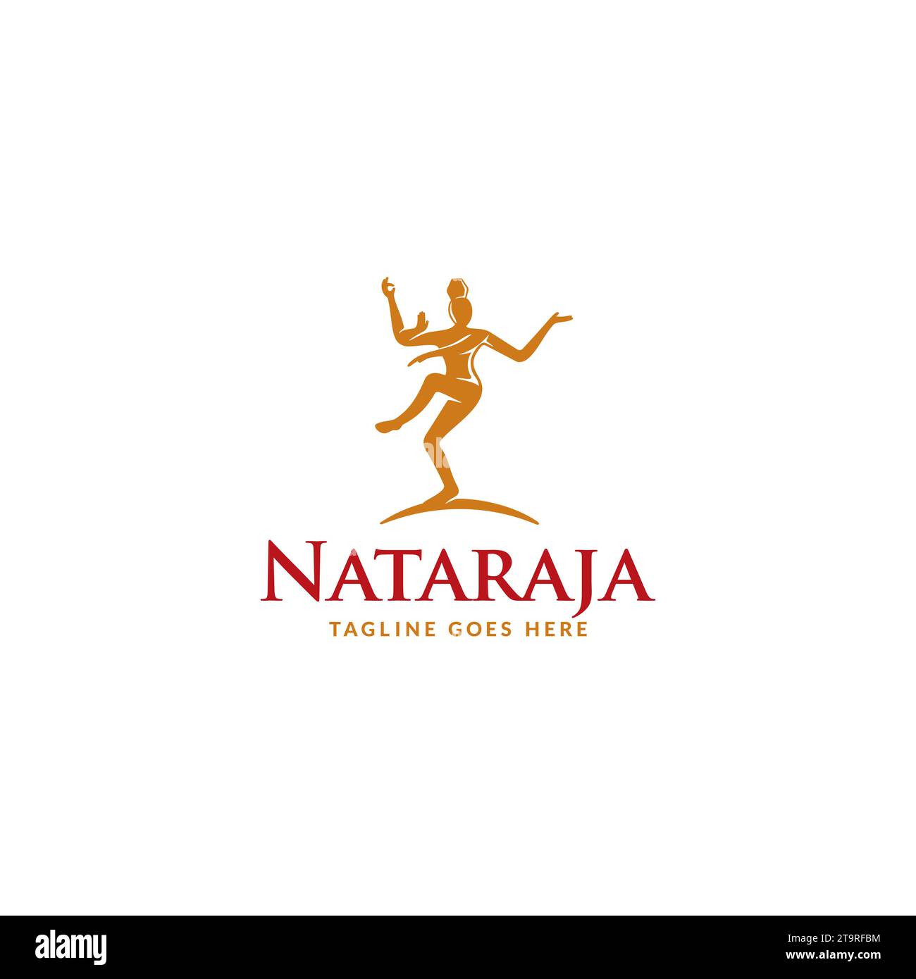 Nataraja logo or icon design Stock Vector Image & Art - Alamy