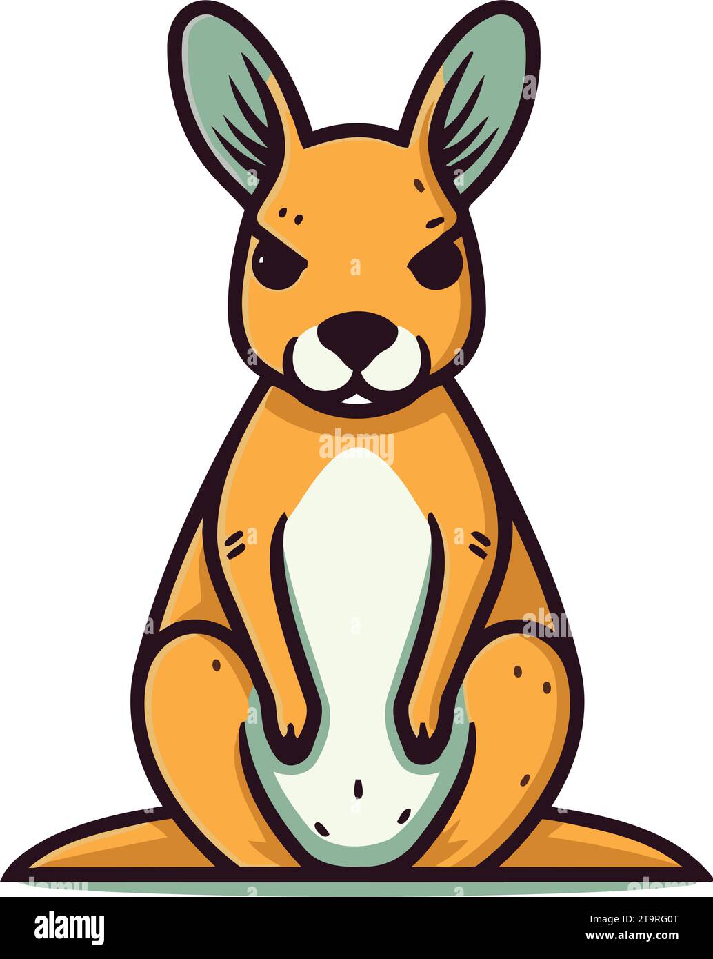 Funny kangaroo Cut Out Stock Images & Pictures - Alamy