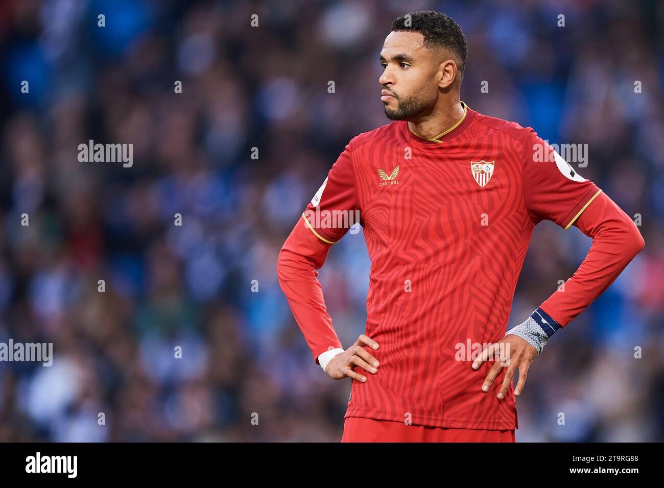 Youssef En-Nesyri of Sevilla FC in action during the LaLiga EA Sports ...