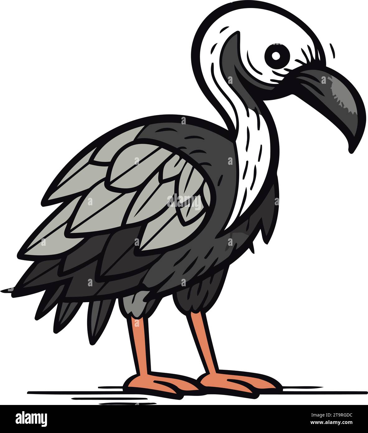 Cute vulture cartoon Stock Vector Images - Alamy