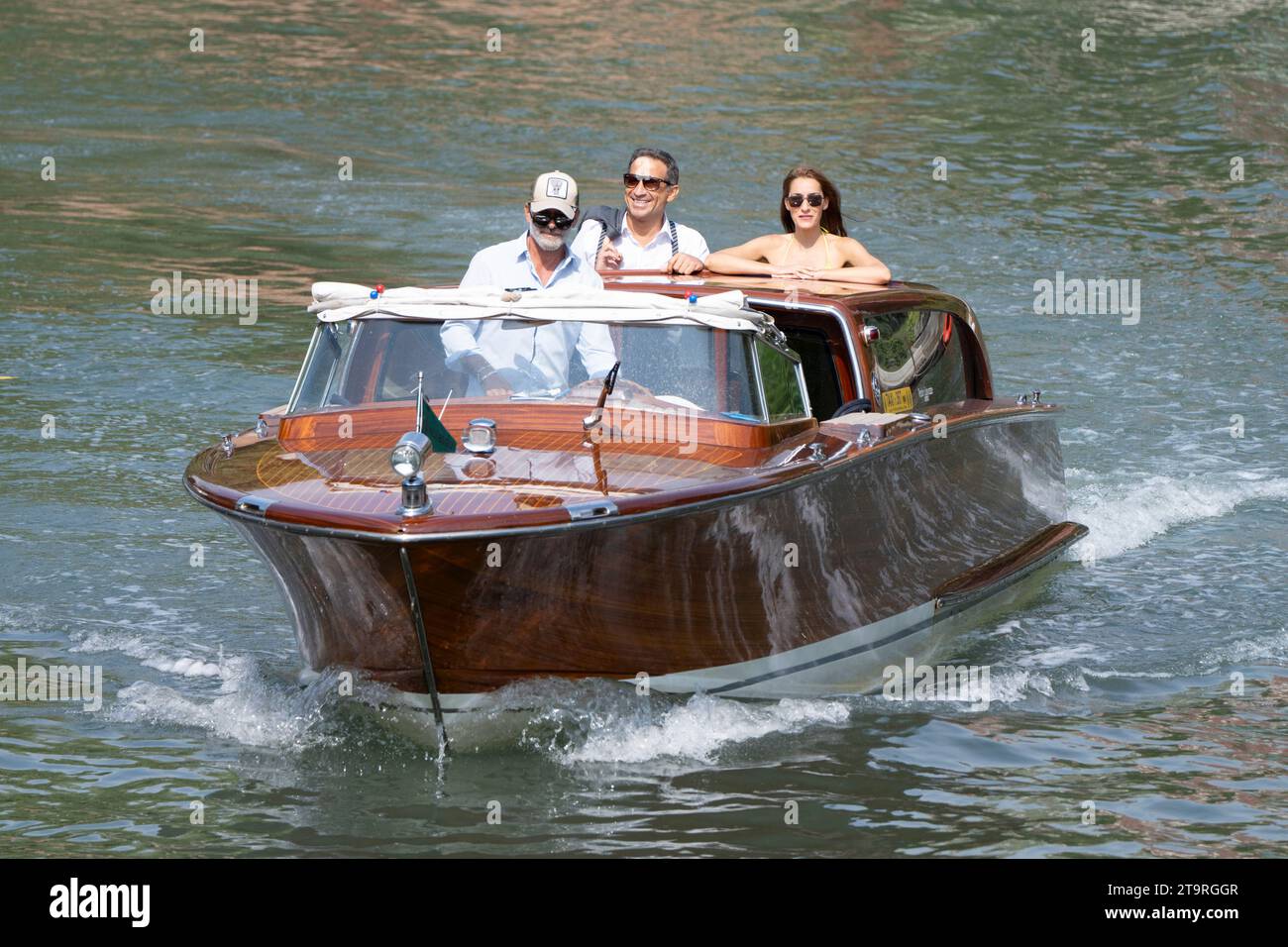Lido di Venezia, Italy, August 31, 2023 - Daniele Marcheggiani, with ...