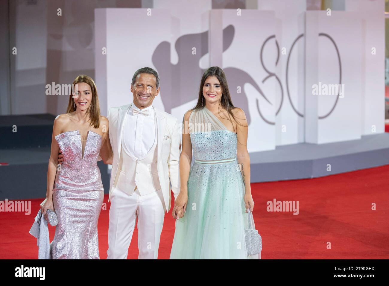 Lido di Venezia, Italy, September 1, 2023 - Daniele Marcheggiani, with ...
