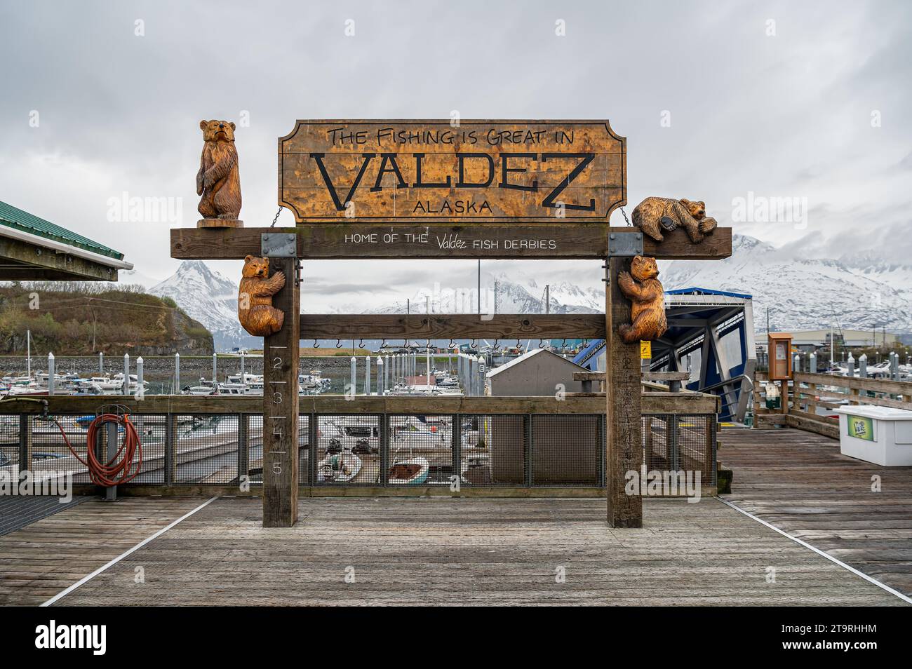 Valdez welcome sign hi-res stock photography and images - Alamy