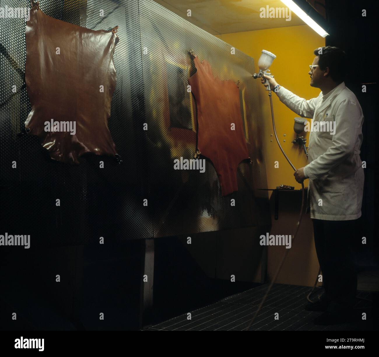 Barcelona. Spain Circa 1987. Archival film photography of operator ...