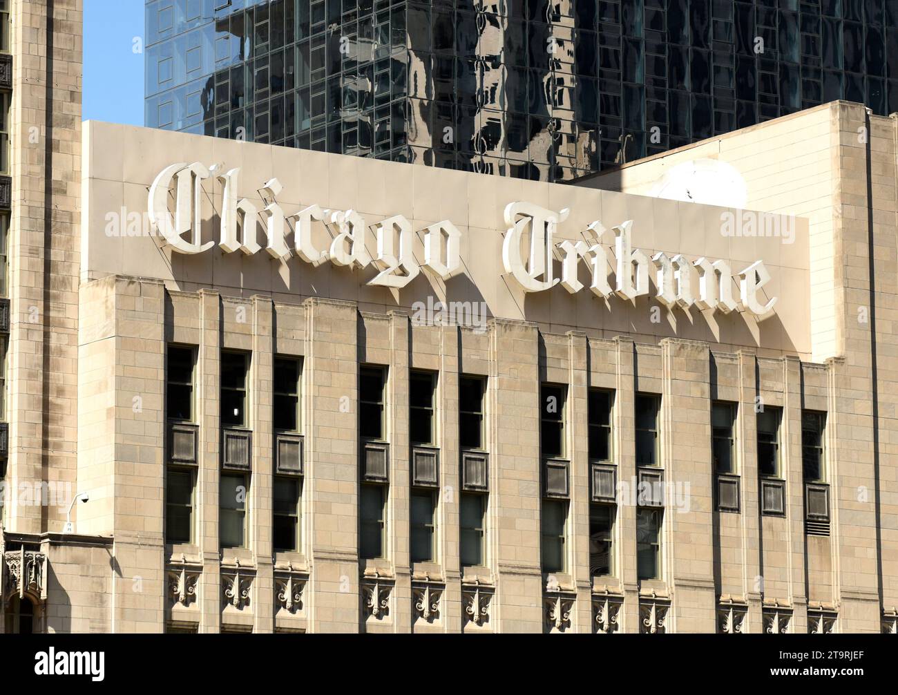 Tribune tower building in hi-res stock photography and images - Alamy
