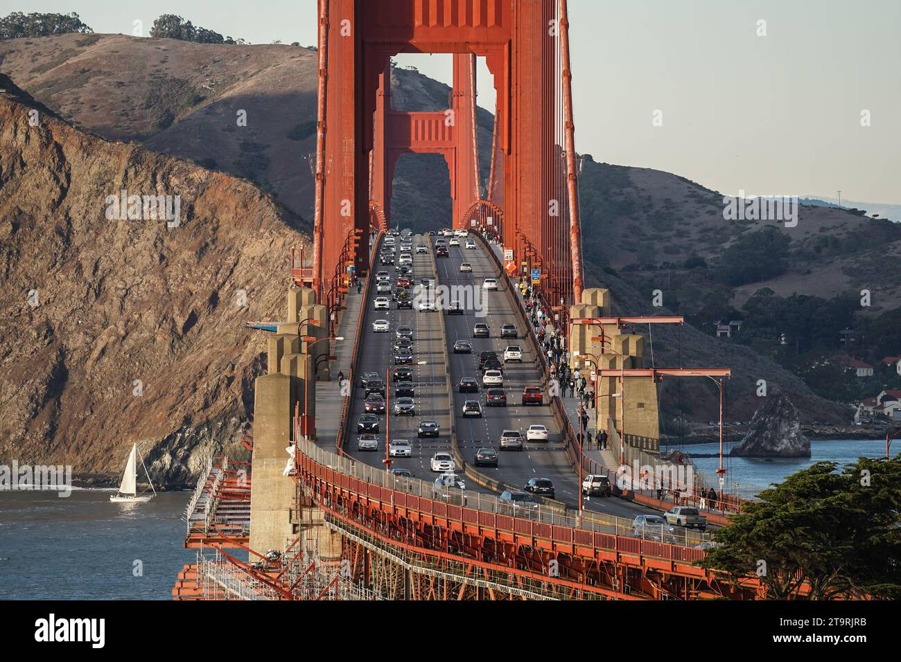San Francisco, United States. 26th Nov, 2023. Cars are seen driving on ...