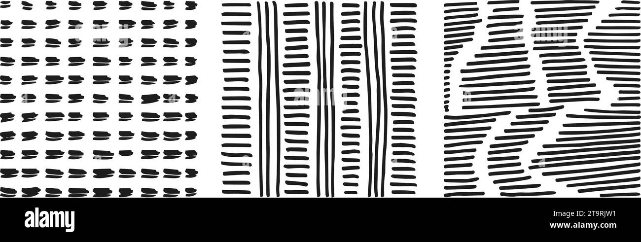 Small dash pattern Dotted lines texture. Black and white vector ...