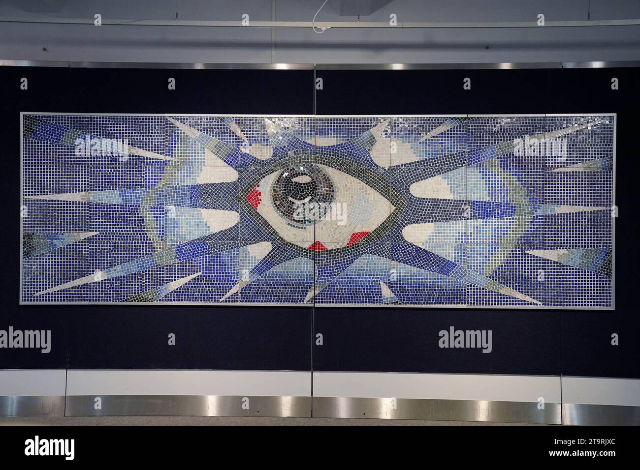 John Lennon's psychedelic eye mosaic, commissioned for the swimming ...