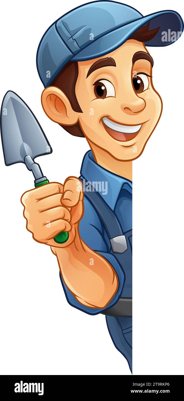 Bricklayer Mascot Tool Mason Construction Mascot Stock Vector Image ...