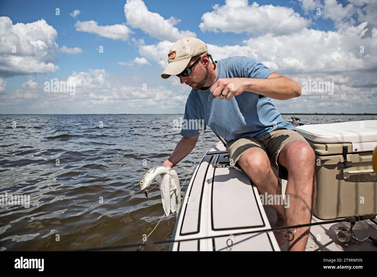 Releasing fish into a river hi-res stock photography and images - Alamy