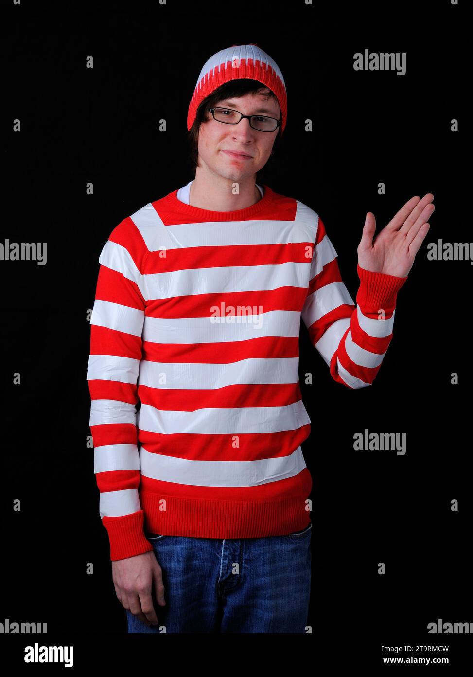 Portrait of person dressed as a comic book character. at a comic book ...