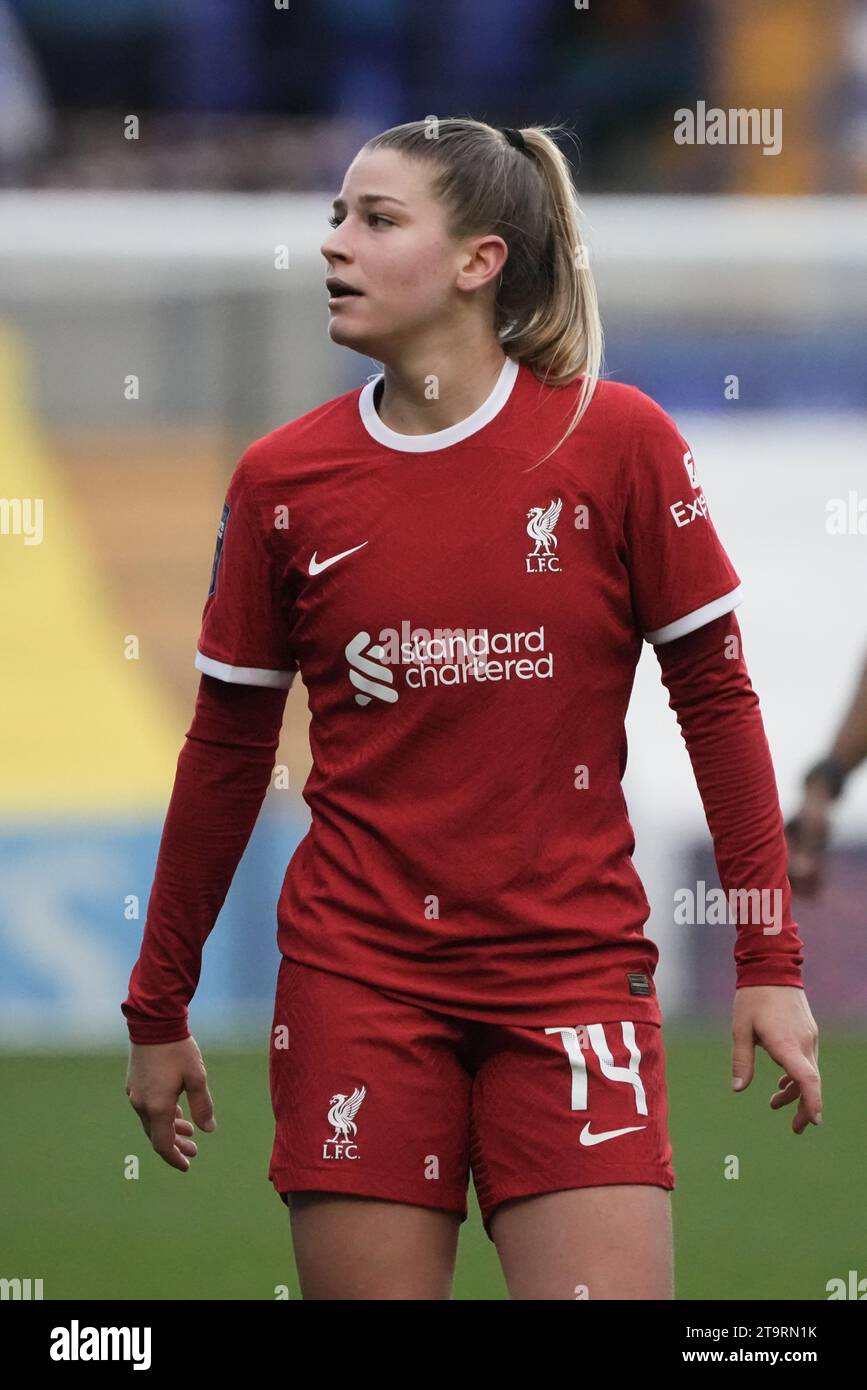 Liverpool FC v Brighton FC Barclays Womens Super League PRENTON PARK ...