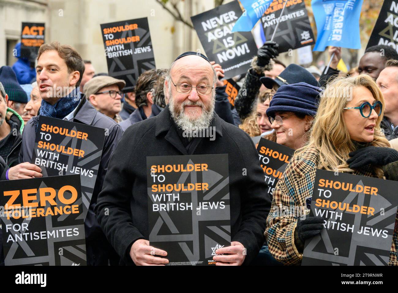 Chief Rabbi Sir Ephraim Yitzchak Mirvis taking part in the March ...