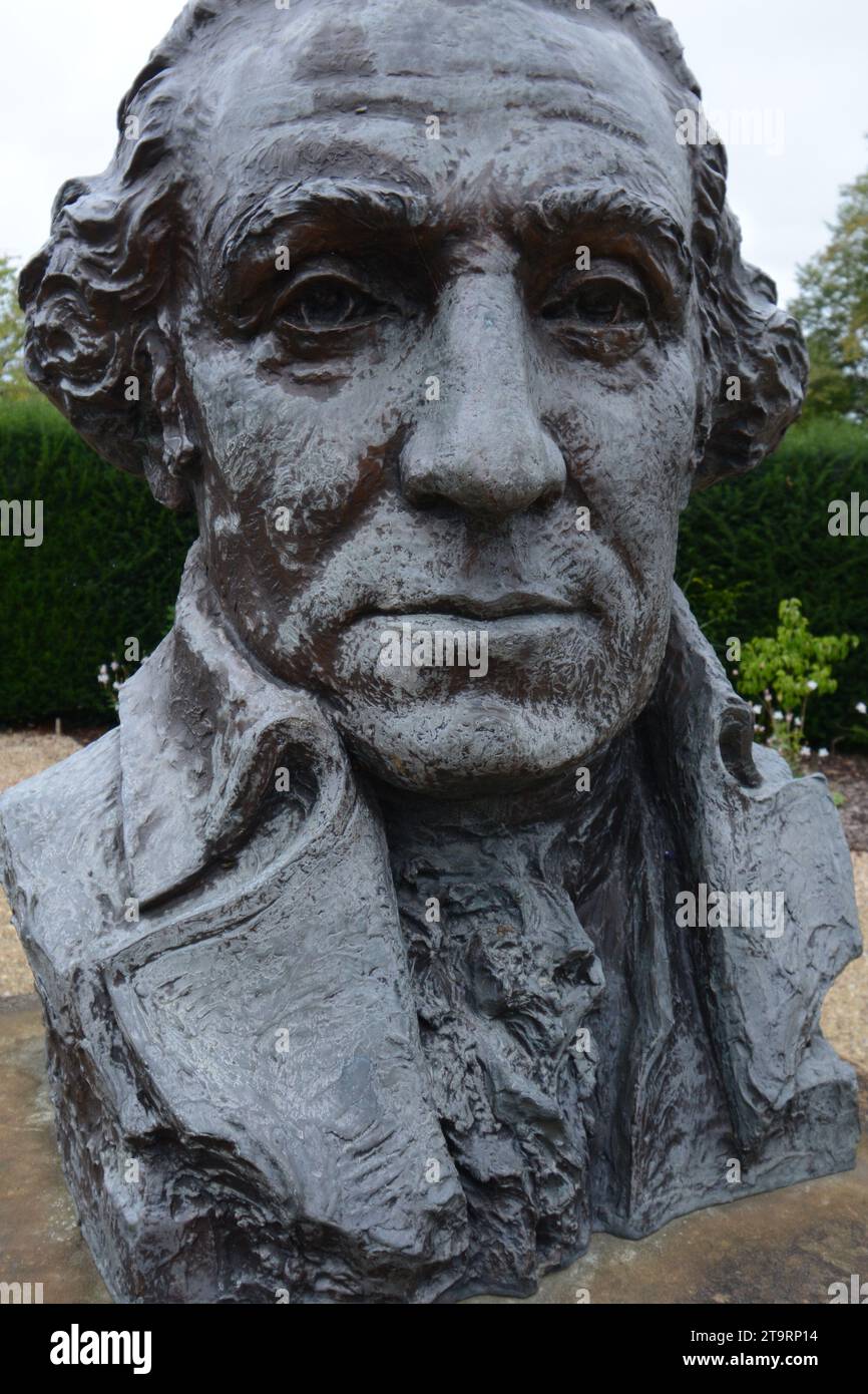 George Washington statue Sulgrave Manor Northamptonshire family history ...