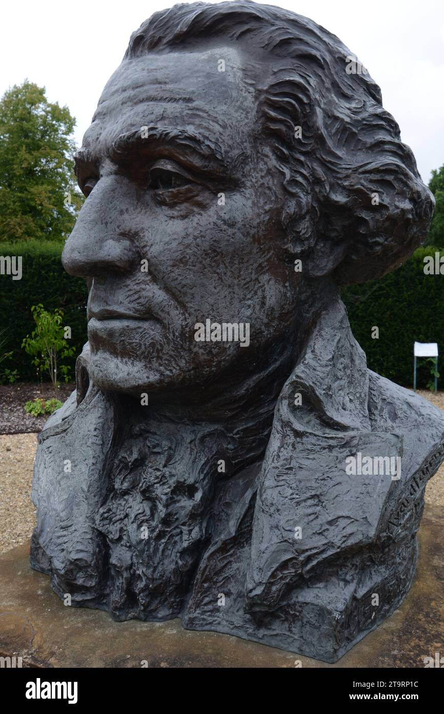 George Washington statue Sulgrave Manor Northamptonshire family history ...