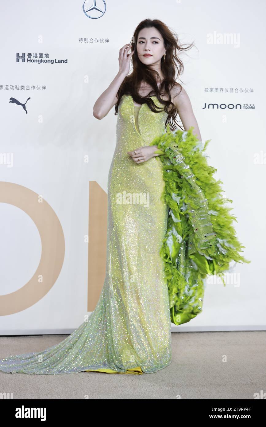 Russian actress Narana Erdyneeva attends the VOGUE activity in Shanghai ...