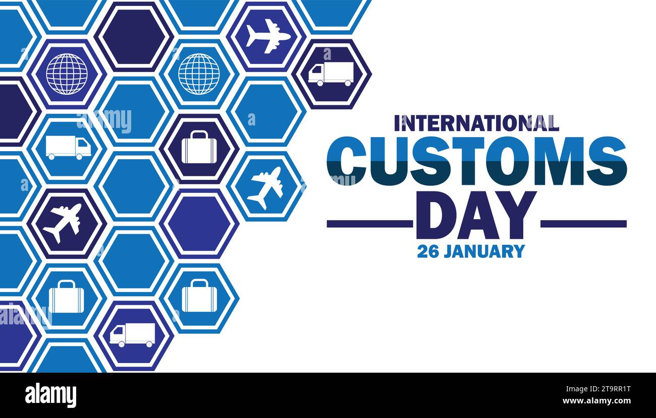 International Customs Day Vector illustration. January 26. Holiday ...