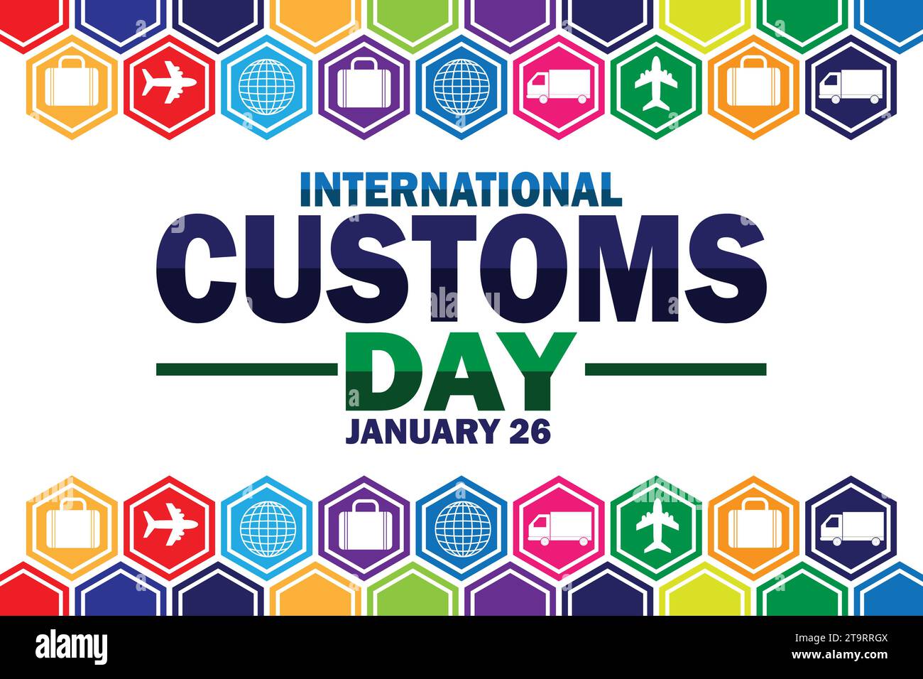 International Customs Day. January 26. Vector illustration. Suitable ...