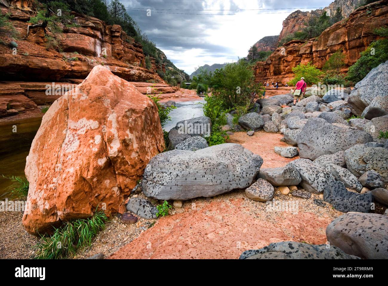 Slide Rock Park, Sedona, Arizona in den USA Stock Photo - Alamy