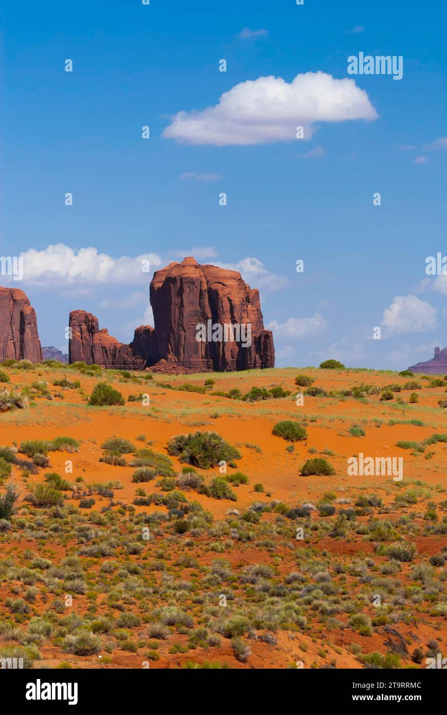 Rock formation in Monument valley, Utah, USA Stock Photo - Alamy