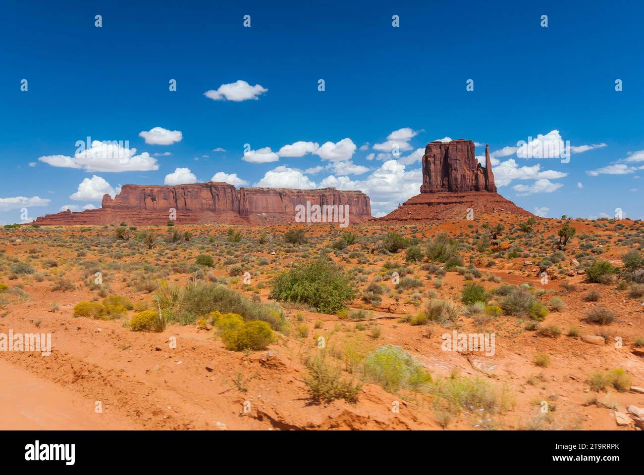 Monument valley, west, western, film set, national park, Utah, USA ...