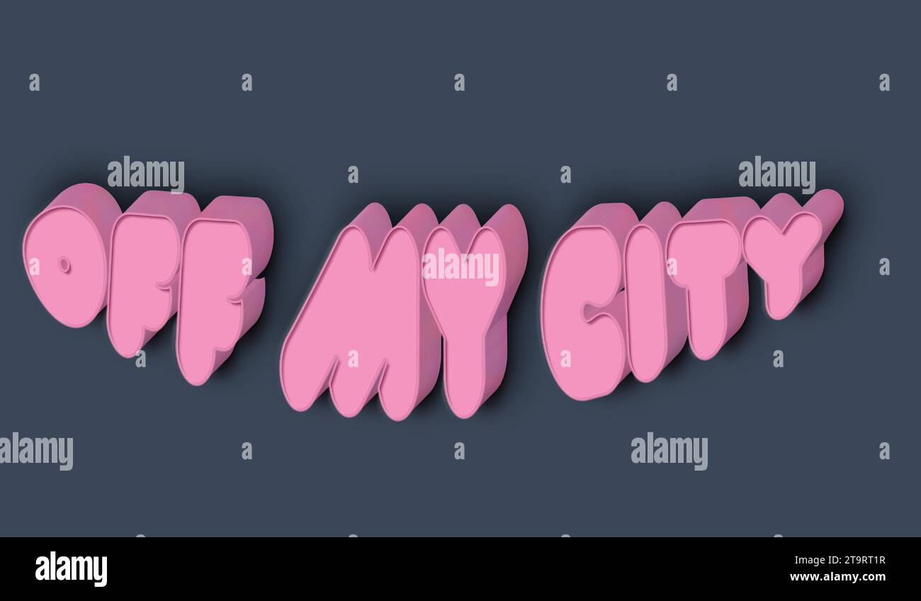 3d font hi-res stock photography and images - Alamy