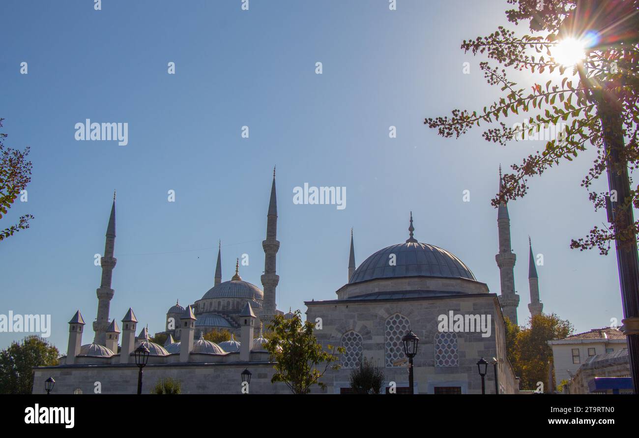 Outer view of Ottoman style mosque in Istanbul Stock Photo - Alamy