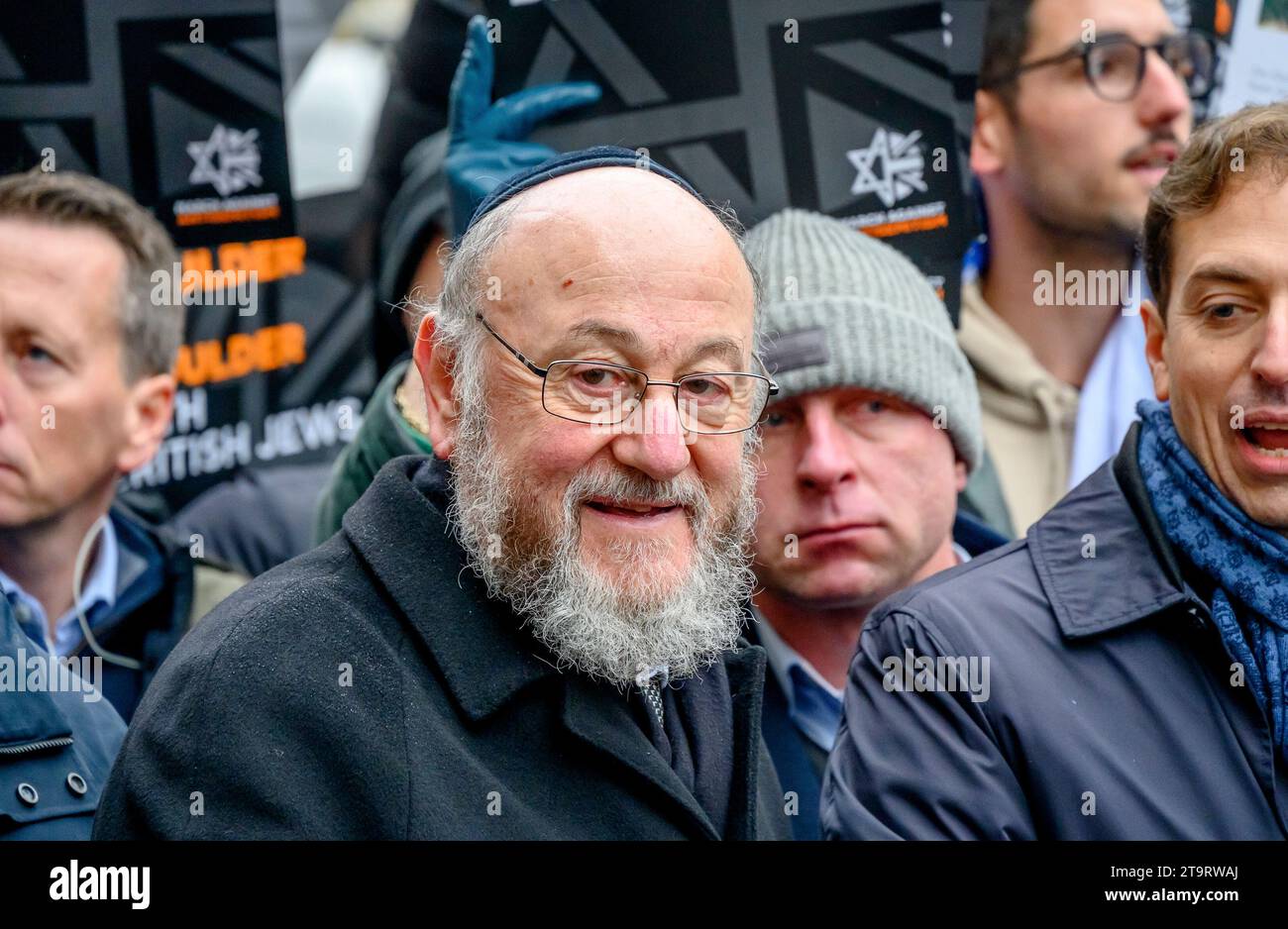 Chief Rabbi Sir Ephraim Yitzchak Mirvis taking part in the March ...