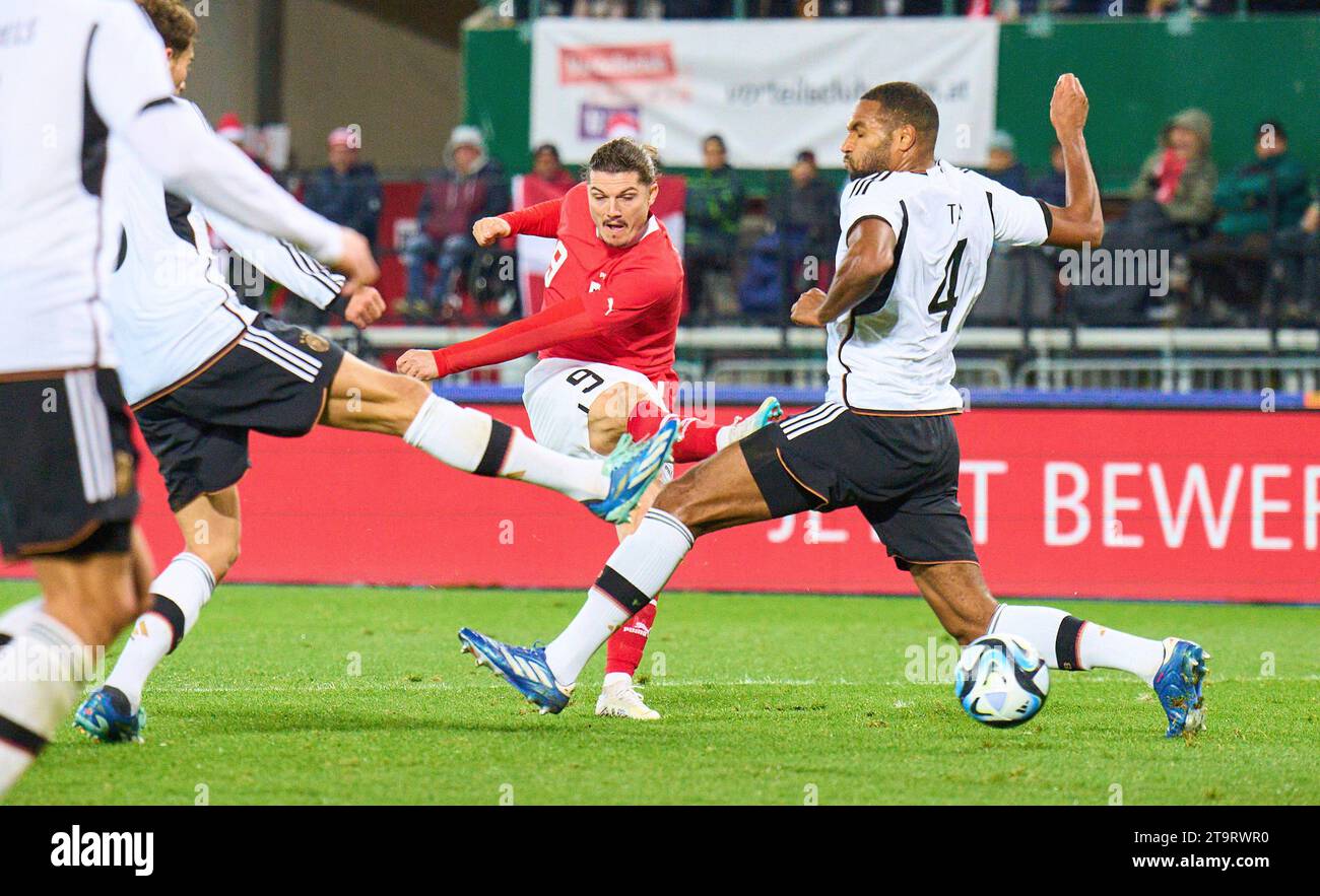 Marcel Sabitzer, AUT 9 scores, shoots goal , Tor, Treffer, Torschuss, 1 ...