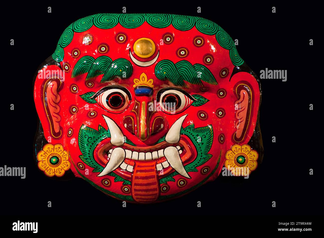 Himalayan mask, face, deterrence, indigenous, indigenous people ...
