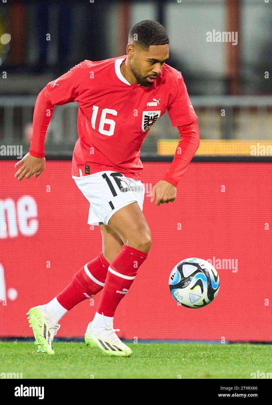 Phillipp Mwene, AUT 16 in the friendly match AUSTRIA - GERMANY 2-0 ...