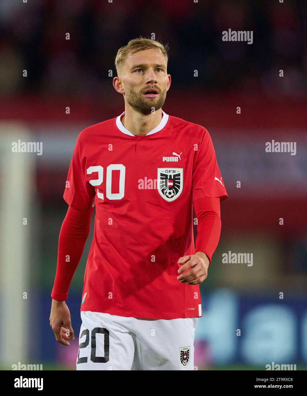Konrad Laimer, AUT 20 in the friendly match AUSTRIA - GERMANY 2-0 ...
