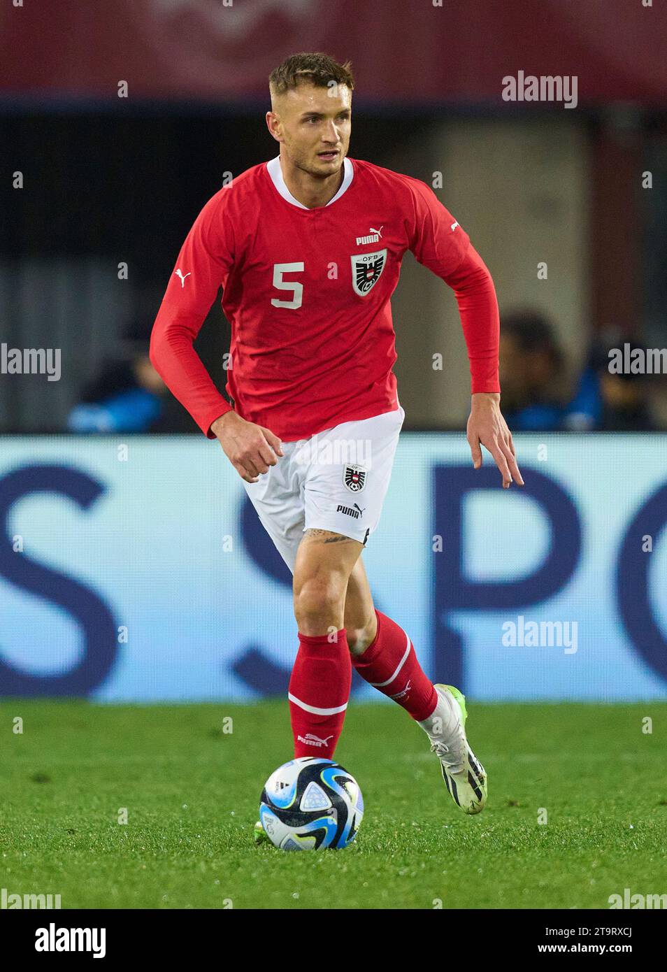 Stefan Posch, AUT 5 in the friendly match AUSTRIA - GERMANY 2-0 ...