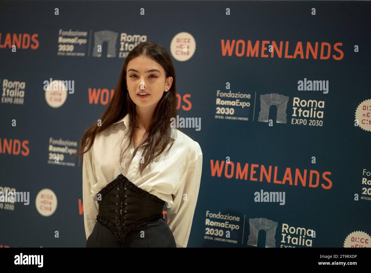 Rome, Italy. 26th Nov, 2023. Deva Cassel is attending the photocall of ''Womenlands'' at Palazzo ...