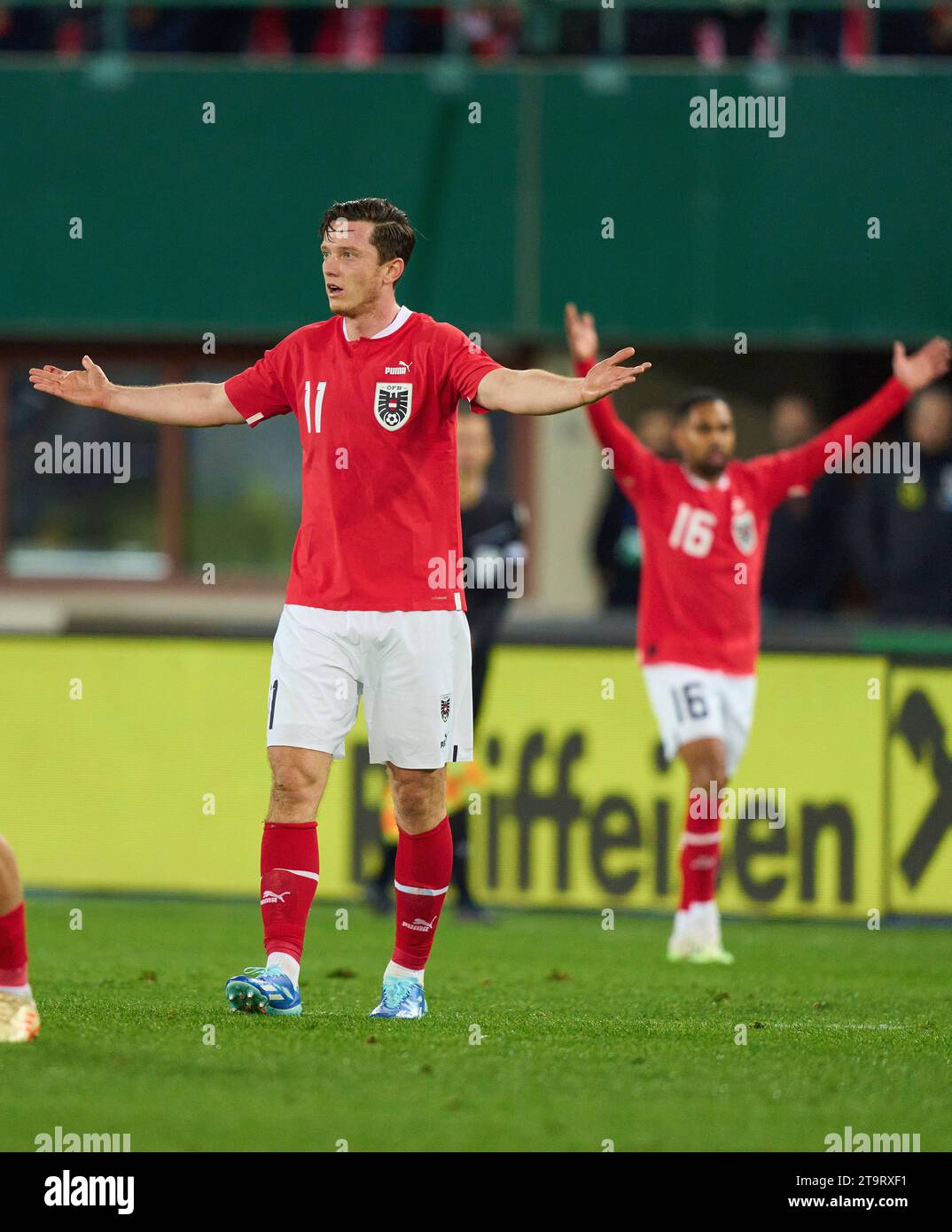 Michael Gregoritsch, AUT 11 in the friendly match AUSTRIA - GERMANY 2-0 ...