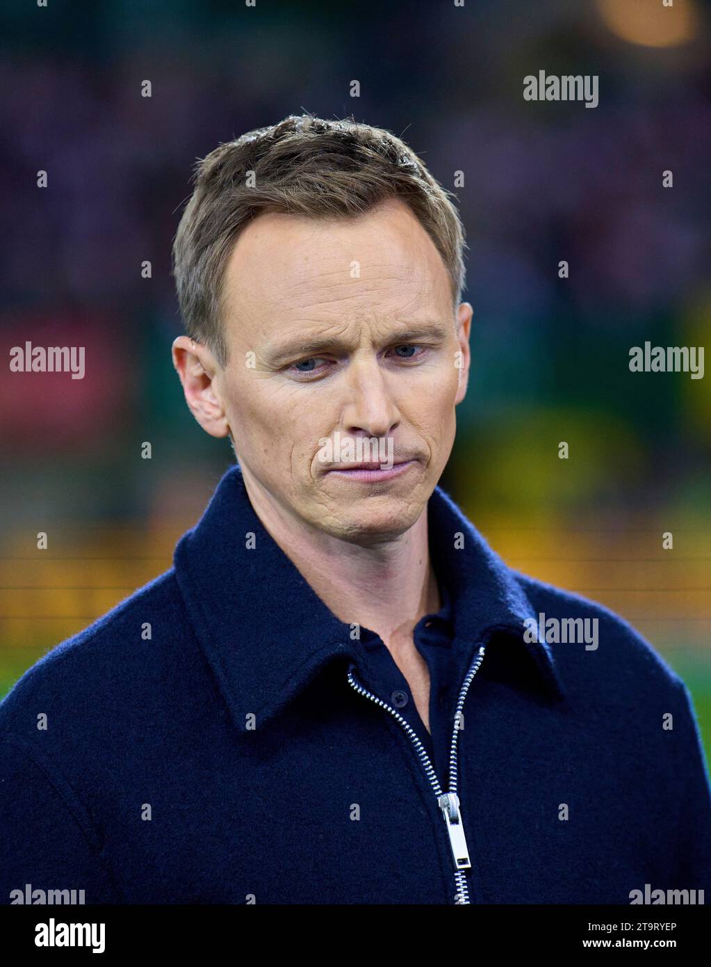 Jochen Breyer, ZDF Fernsehmoderator, in the friendly match AUSTRIA ...