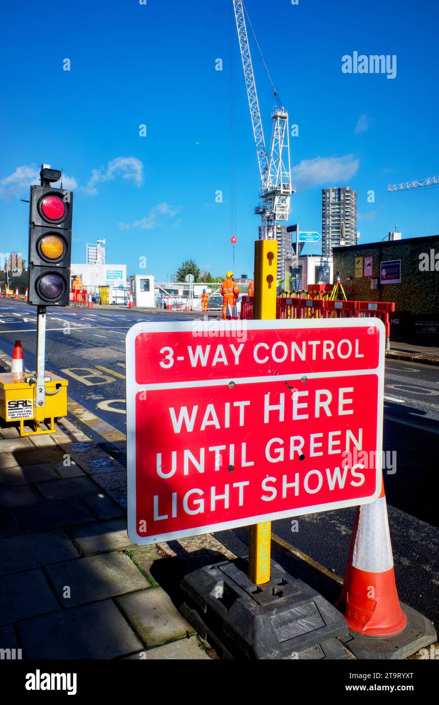 HS2 Old Oak Common Construction Site, Old Oak Lane, Borough of Ealing ...