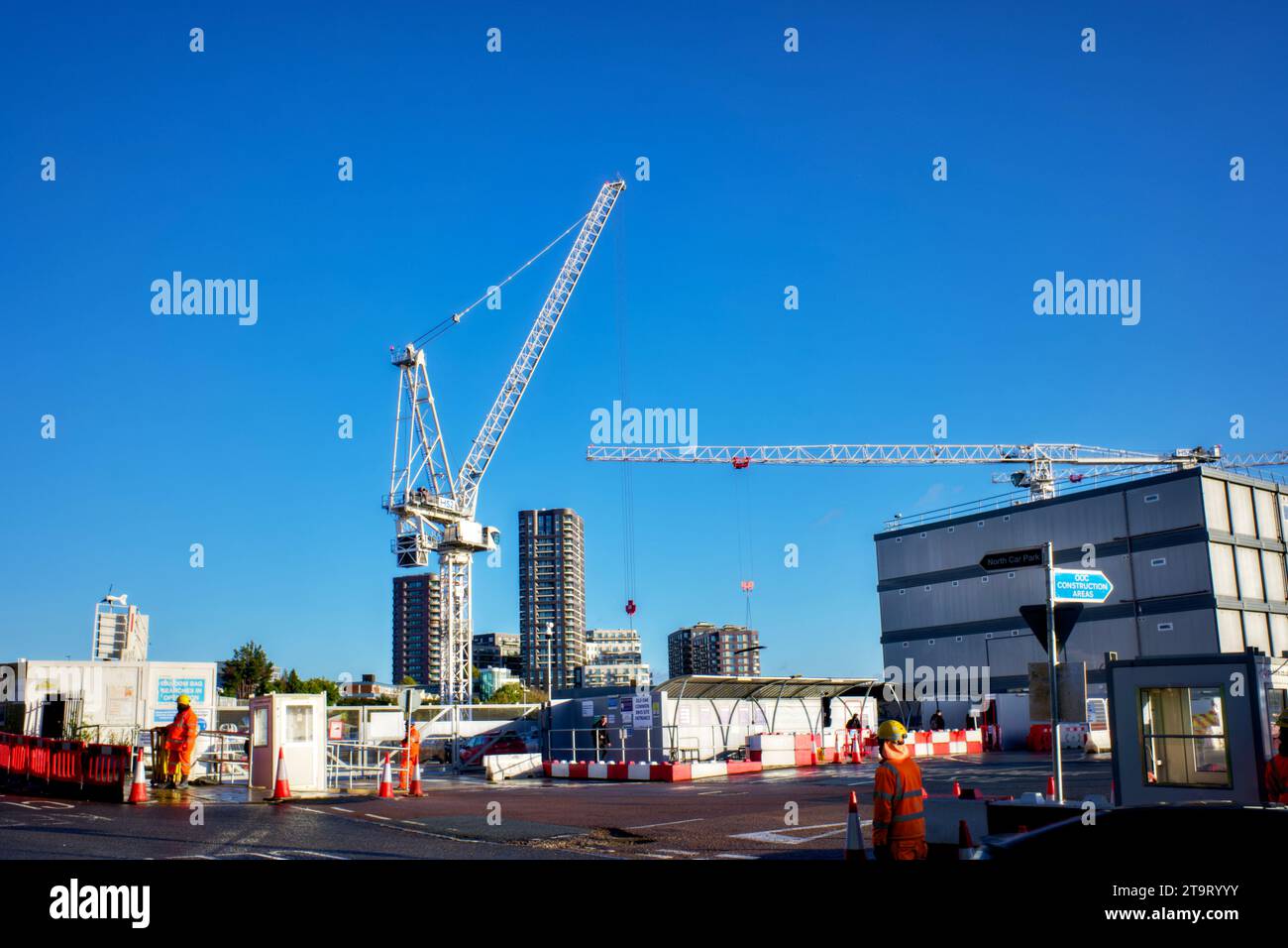 HS2 Old Oak Common Construction Site, Old Oak Lane, Borough of Ealing ...