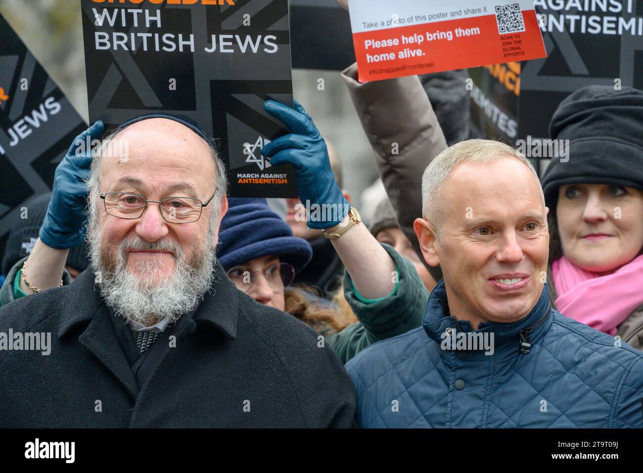 Chief Rabbi Sir Ephraim Yitzchak Mirvis with Judge Robert Rinder and ...