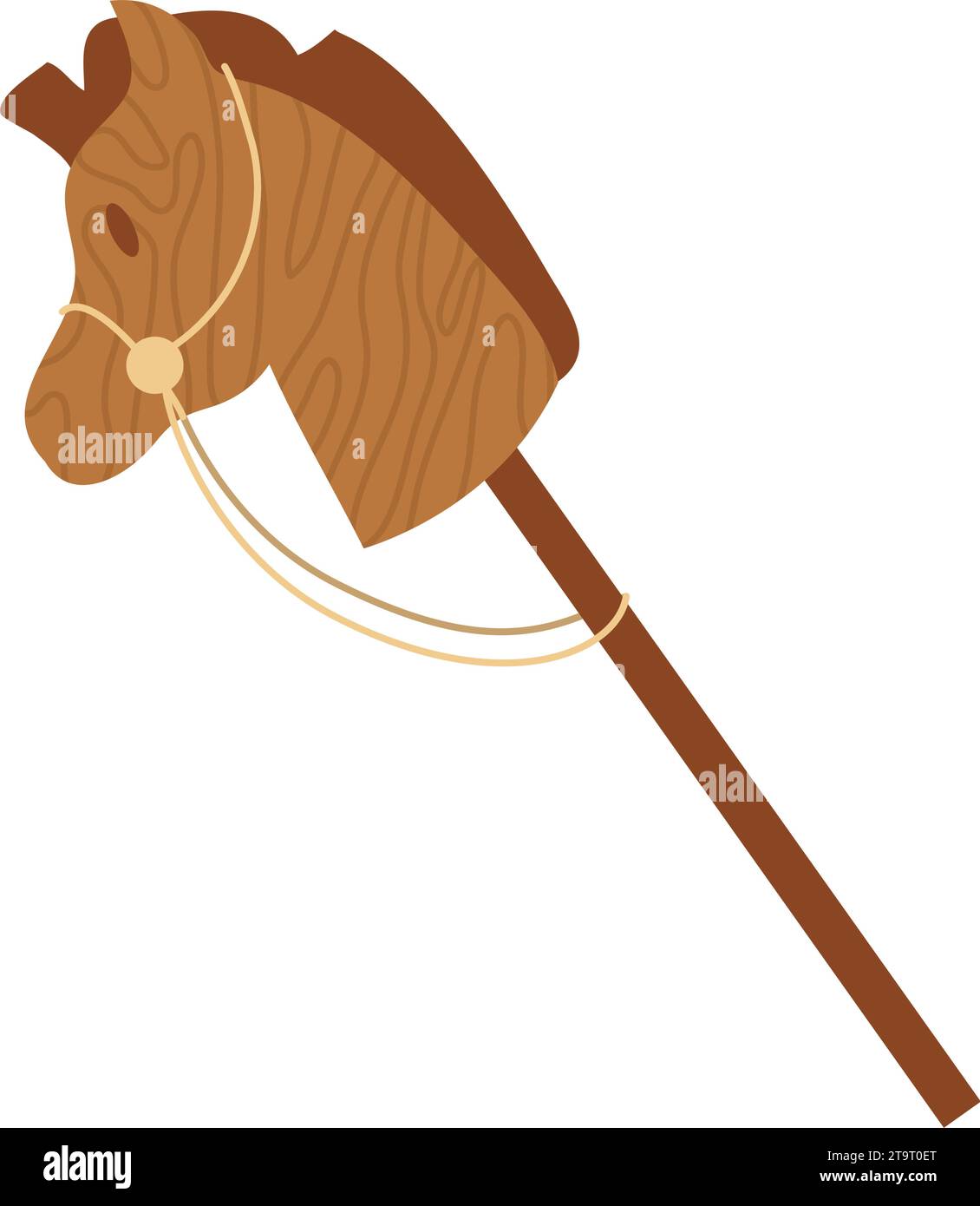 wooden toy horse stick Stock Vector Image & Art - Alamy