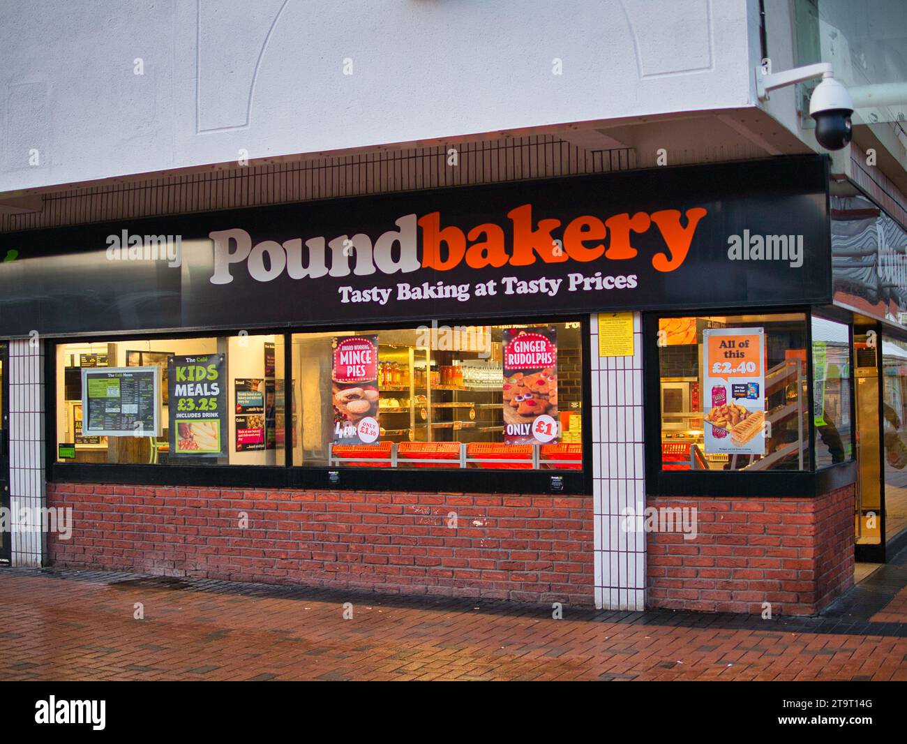 The frontage of a branch of the Poundbakery chain which specializes in ...