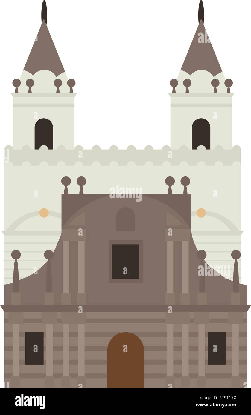 Church quito Stock Vector Images - Alamy