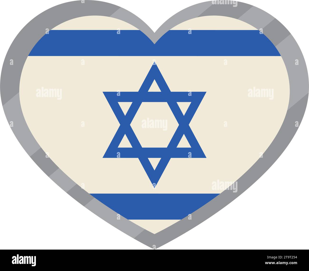 israel peace symbol on heart Stock Vector Image & Art - Alamy