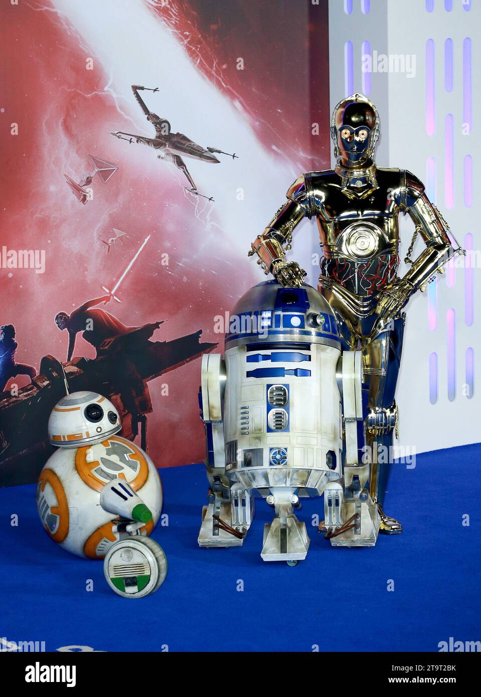 BB-8, C-3PO and R2-D2 attend "Star Wars: The Rise of Skywalker ...