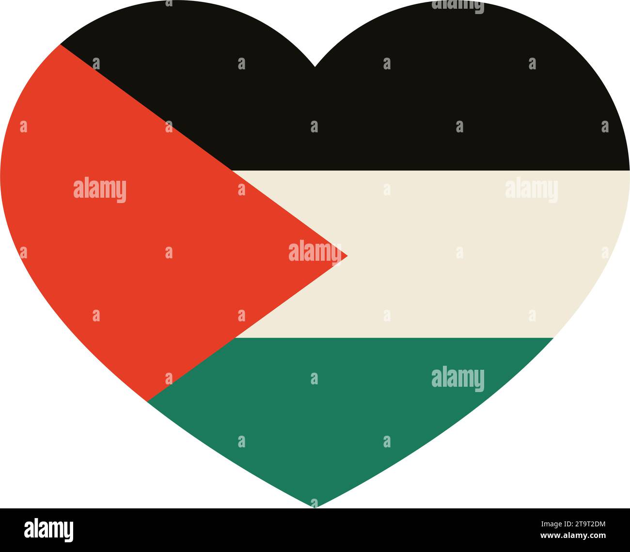 Palestine flag pole Stock Vector Images - Alamy