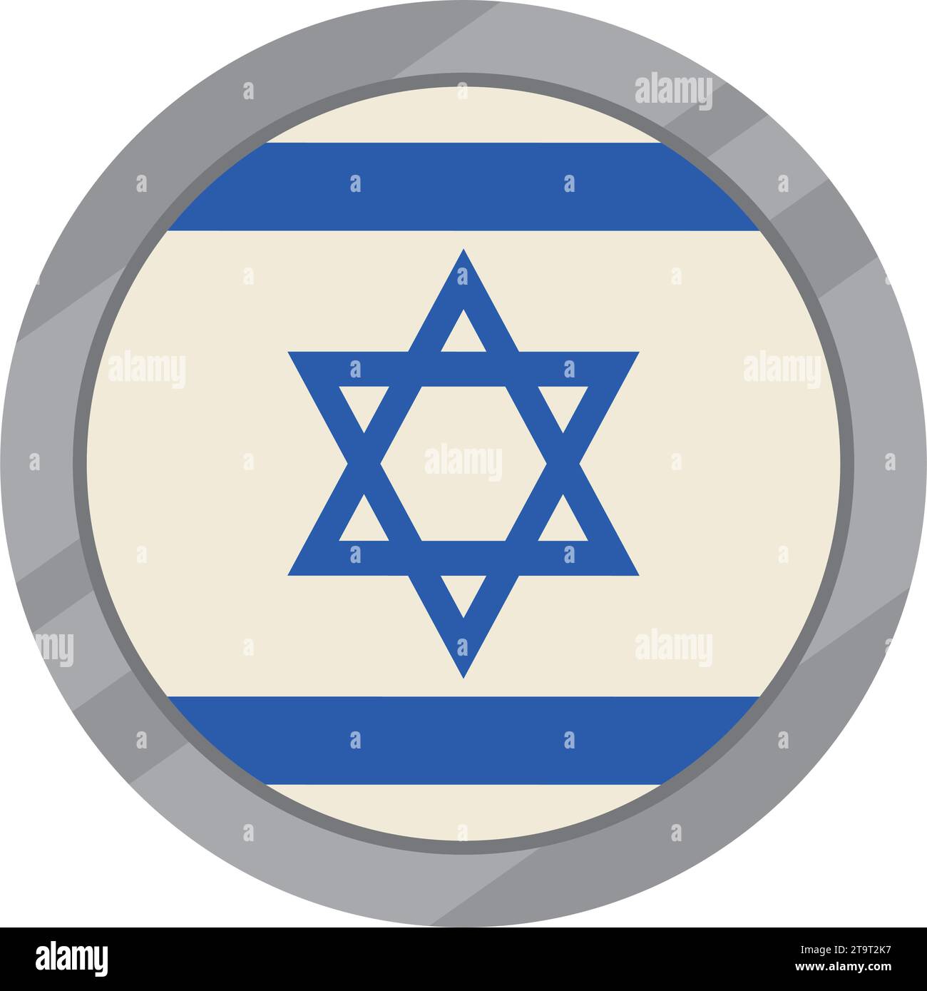 israel flag emblem Stock Vector Image & Art - Alamy